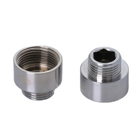 Kromirano koljeno 1/2" MŽ | Exterim